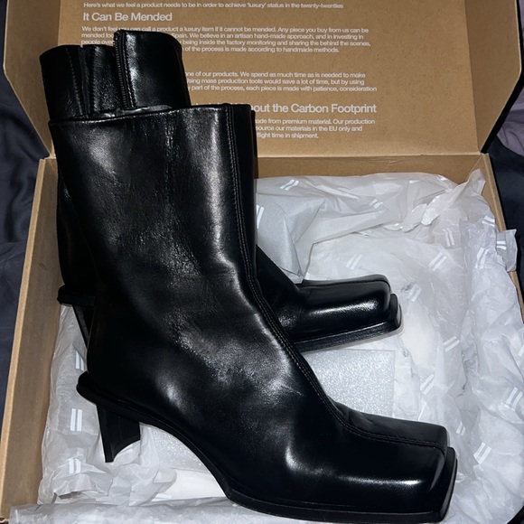 Miista | Shoes | Miista Brenda Sonic Black Nappa Ankle Boots | Poshmark